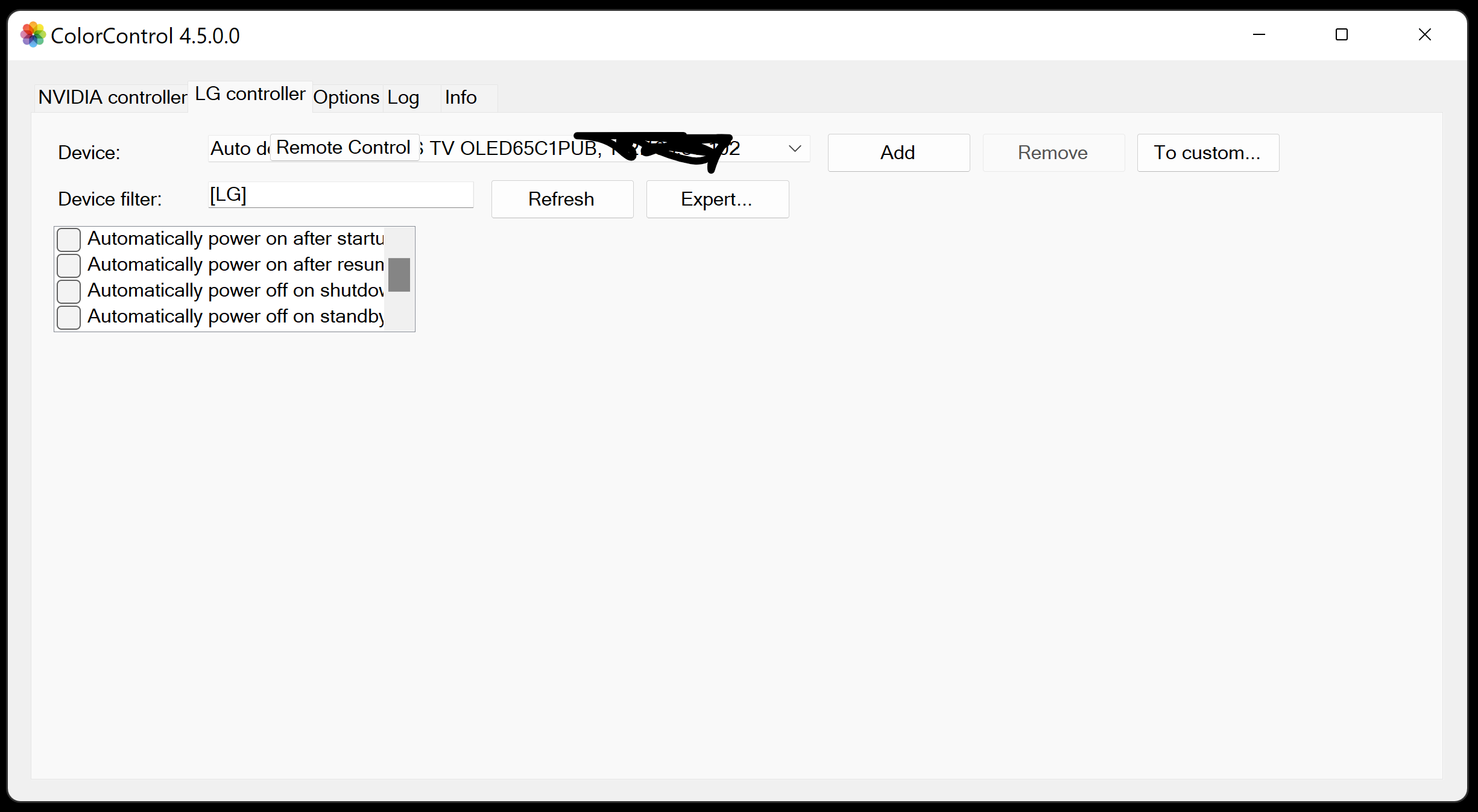 Missing Presets Menu. · Issue #62 · Maassoft/ColorControl · GitHub