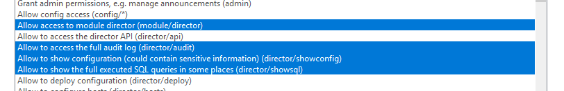View only role is not configurable · Issue #1132 · Icinga/icingaweb2-module-director · GitHub