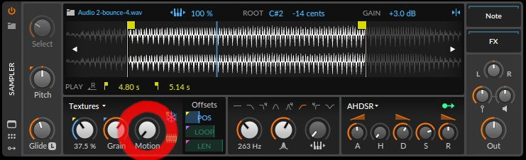 Push 2 - Sampler - Textures - Motion parameter is lacking ? · Issue #188 · git-moss/DrivenByMoss ...
