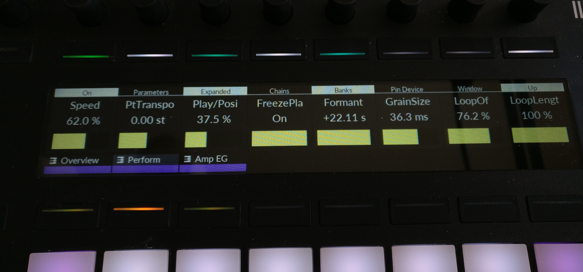 Push 2 - Sampler - Textures - Motion parameter is lacking ? · Issue #188 · git-moss/DrivenByMoss ...