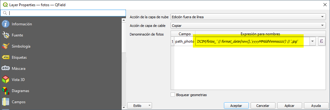 Configurable picture path not saved · Issue #413 · opengisch/qfieldsync · GitHub