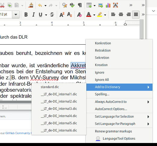 [LibreOffice add-on] Can't add words to internal dictionaries · Issue #7298 · languagetool-org ...