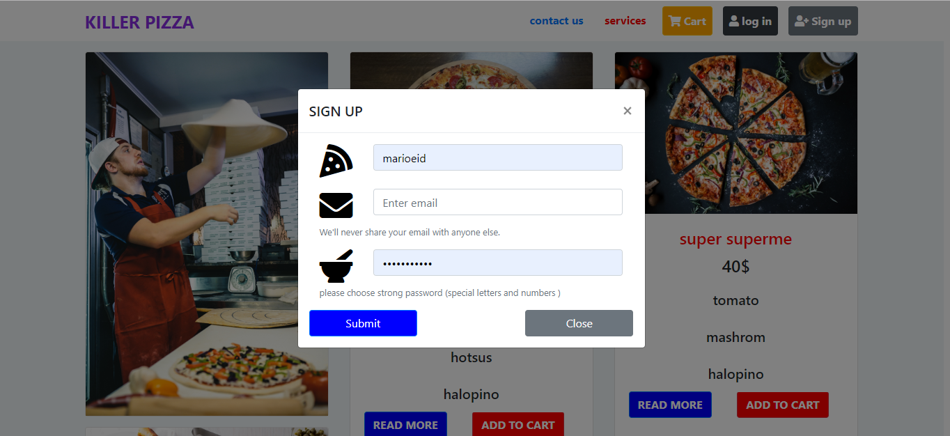 GitHub - marioeid/pizza-project-and-php-mysqli-refrence-file-: a full pizza website with payment ...