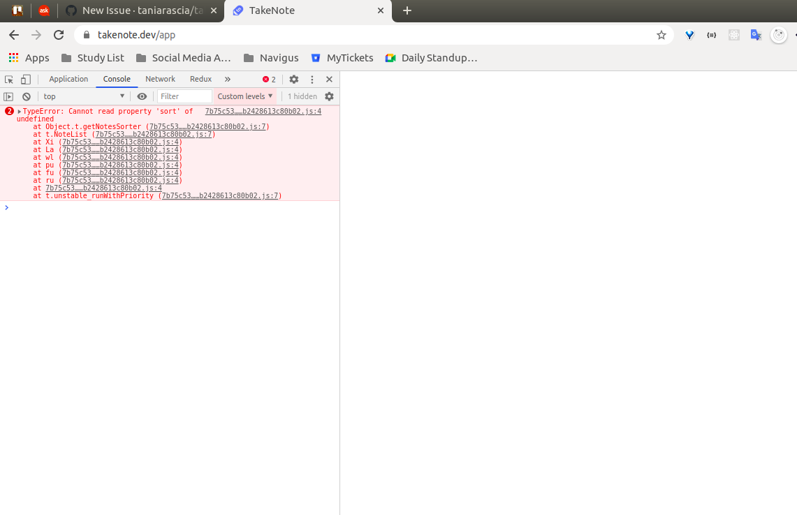 [Bug] Unable to open demo · Issue #449 · taniarascia/takenote · GitHub