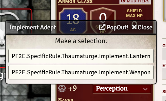 Thaumaturge - Implement Adept(7) not getting the correct name · Issue #3208 · foundryvtt/pf2e ...