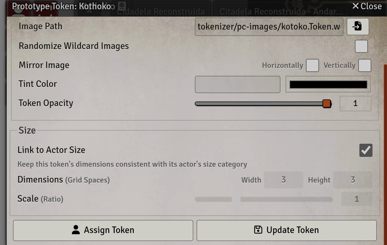 Request - Enable token scale with link to actor size · Issue #5126 · foundryvtt/pf2e · GitHub