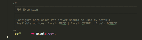 [BUG] No reader found for type Mpdf. (same when try export with DomPDF in ShouldQueue) · Issue ...