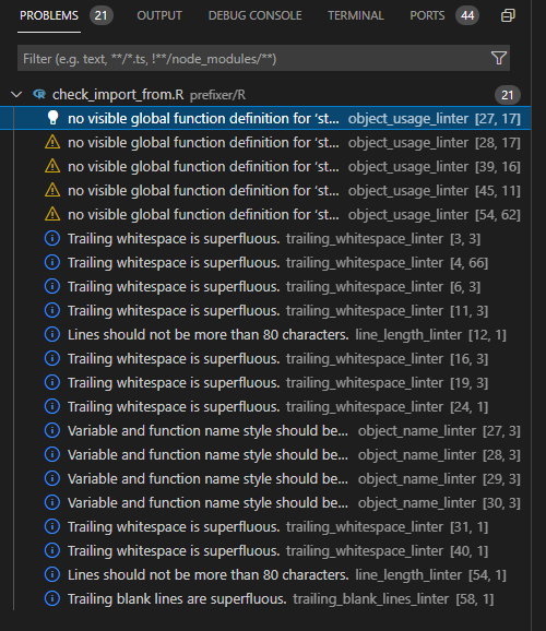 Run `prefixer::check_import_from()` for each repo and analyse the results · Issue #204 ...
