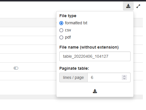 Table with settings pagination option and weird UI location · Issue #5 · insightsengineering ...