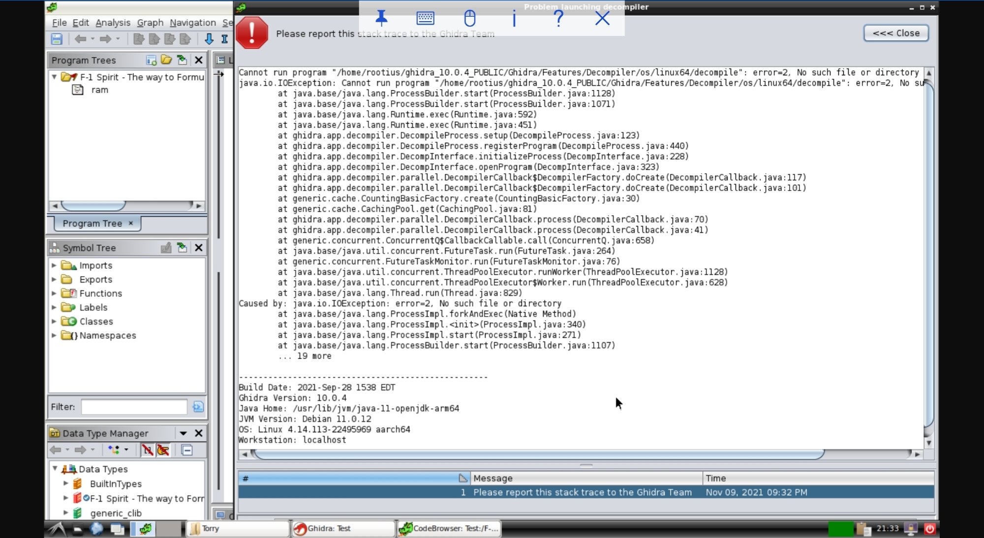 Decompiler executability support for aarch64/arm64 (linux, and possibly macOS) · Issue #3622 ...