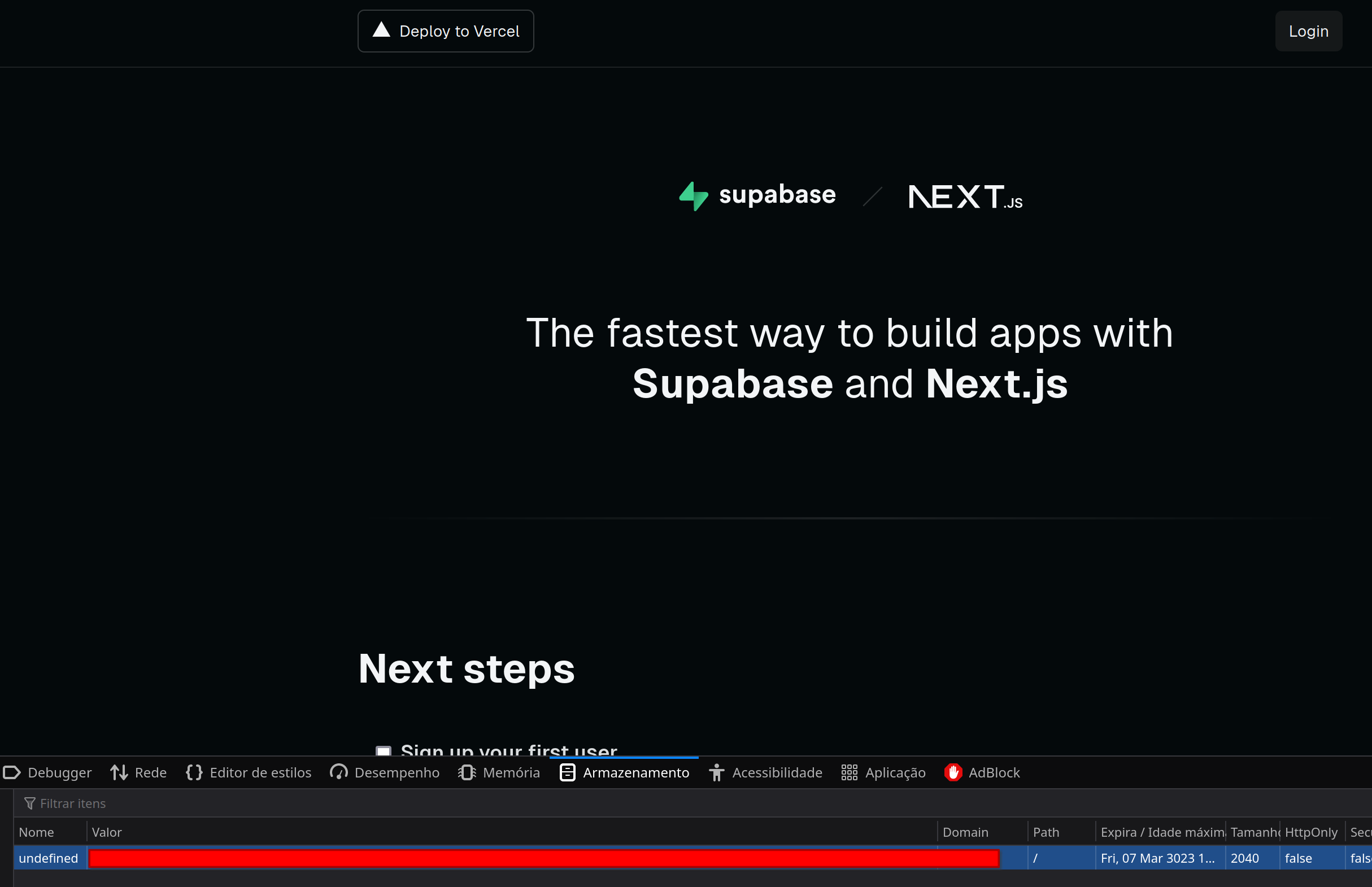 [Supabase][cookies] Cannot read properties of undefined (reading 'name') · Issue #58026 · vercel ...