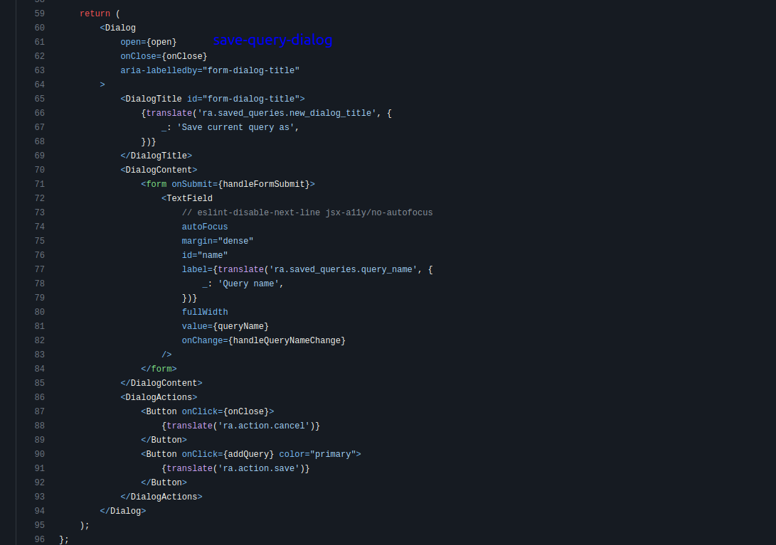 Create test for SavedQuery actions is less accurate because it doesn't ...