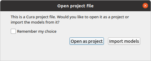 Please ignore printer and profile settings on "open project" · Issue ...