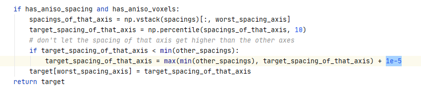 Why the spacing of z axis need to be bigger than the spacing of other ...