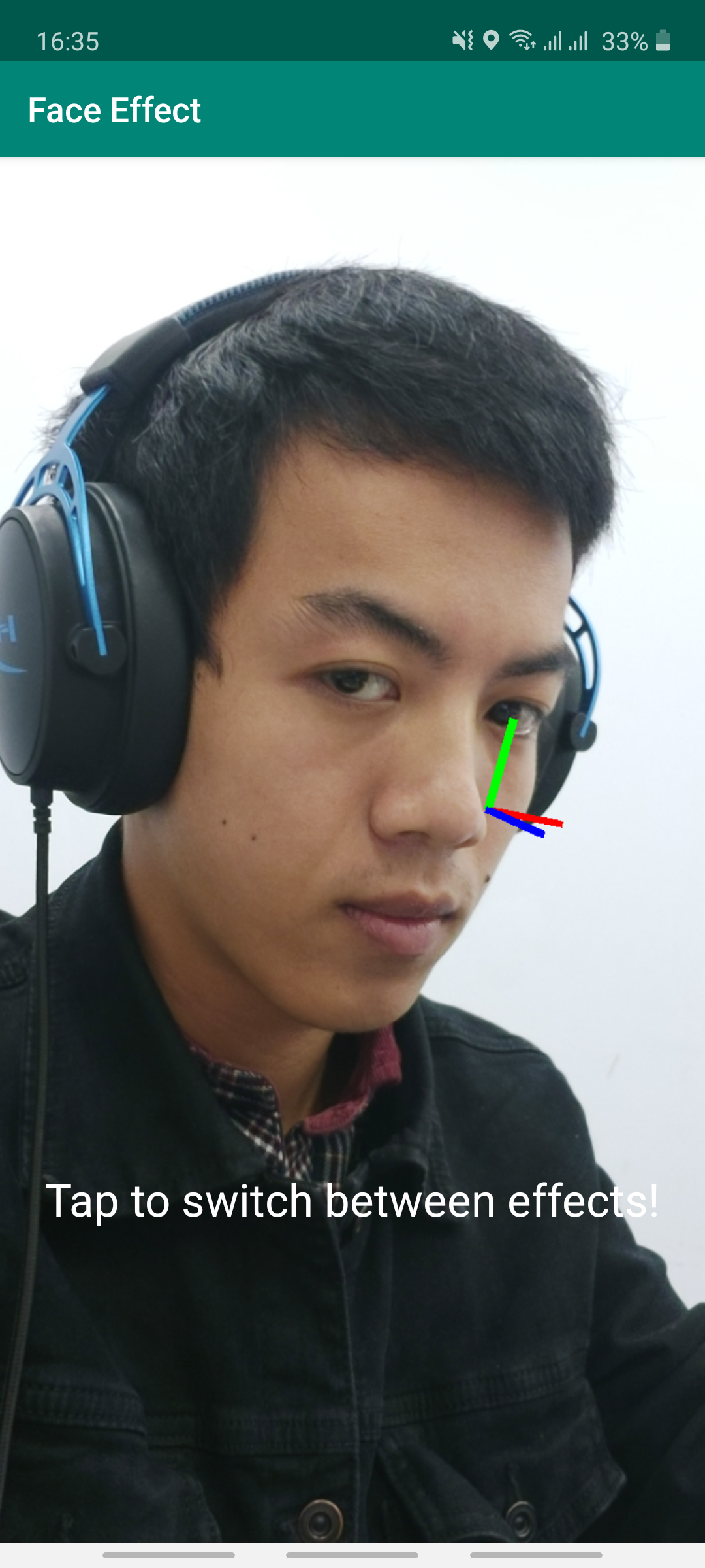 get the angle of face in facemesh in python · Issue #1912 · google-ai ...