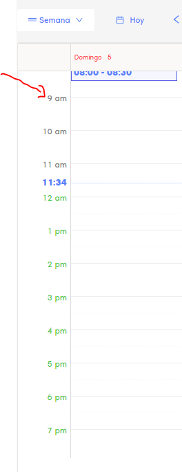 how to determines the selectable time increments in week and day views? · Issue #485 · nhn/tui ...