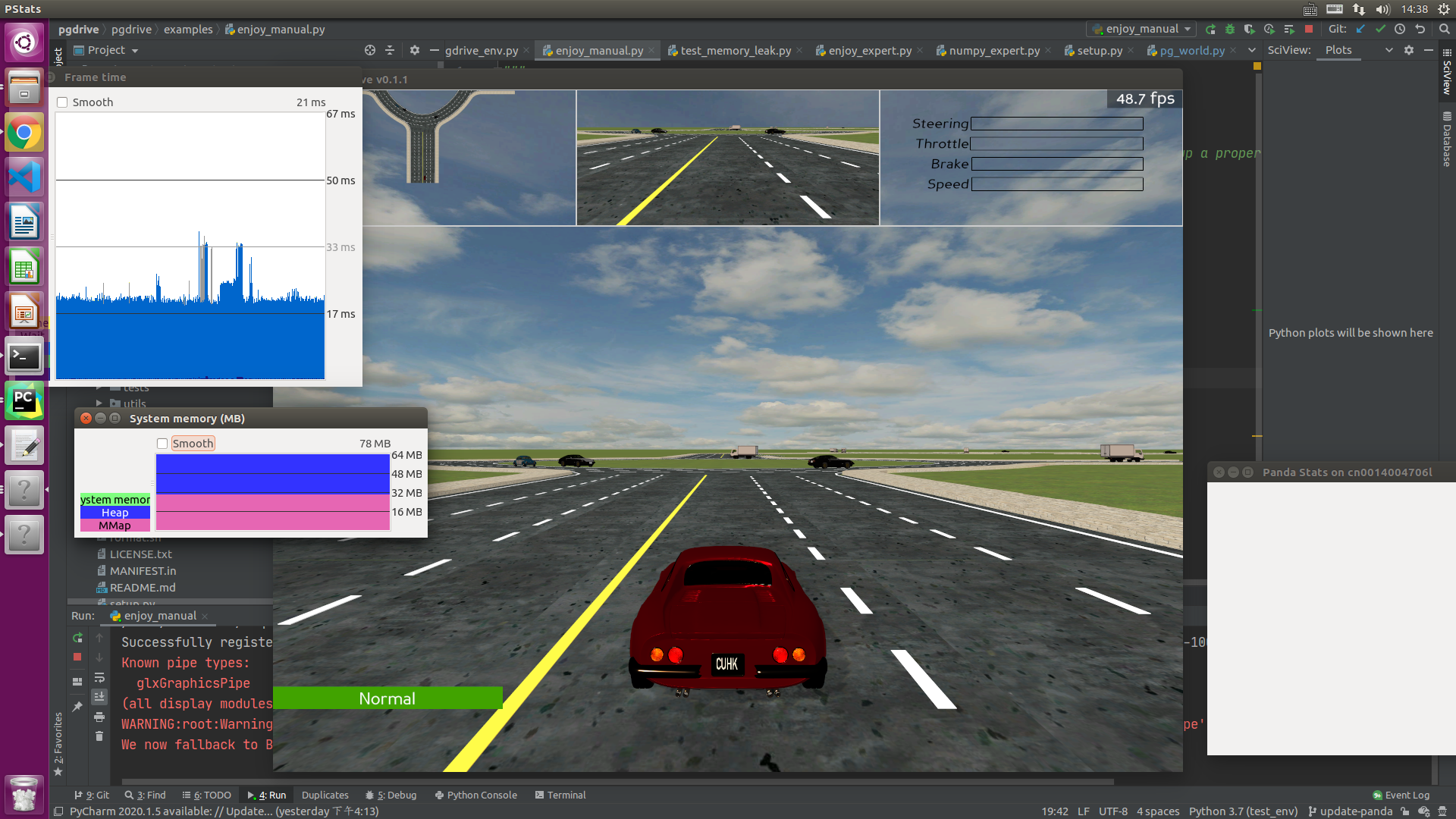 Change to Panda3d-1.10.8 · Issue #206 · decisionforce/pgdrive · GitHub