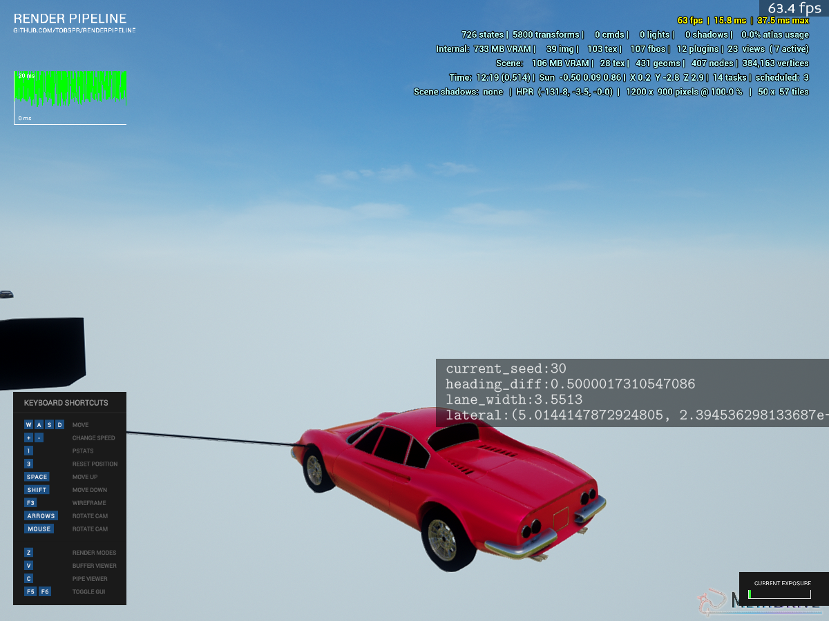 Kickoff the integration of RenderPipeline · Issue #346 · metadriverse/metadrive · GitHub