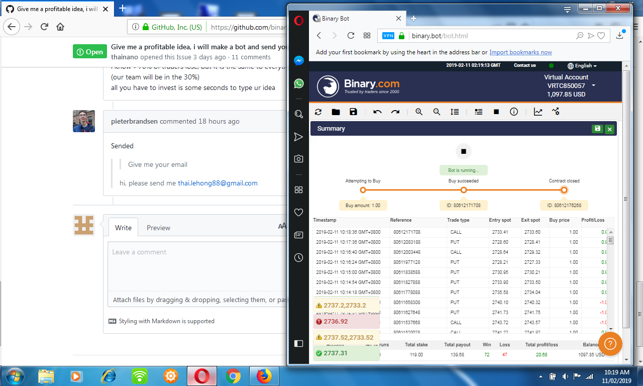 Give Me A Profitable Idea I Will Make A Bot And Send You · Issue 1191 · Binary Combinary Bot