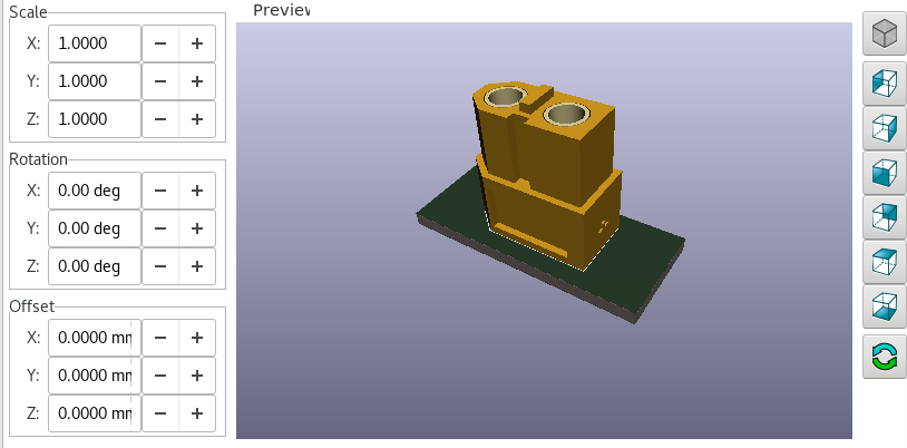 Add 3d models for XT60 male and female connectors. (!603) · Merge ...
