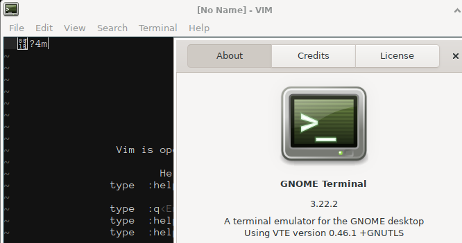 Funny characters happen on gnome-terminal/mate-terminal starting from ...