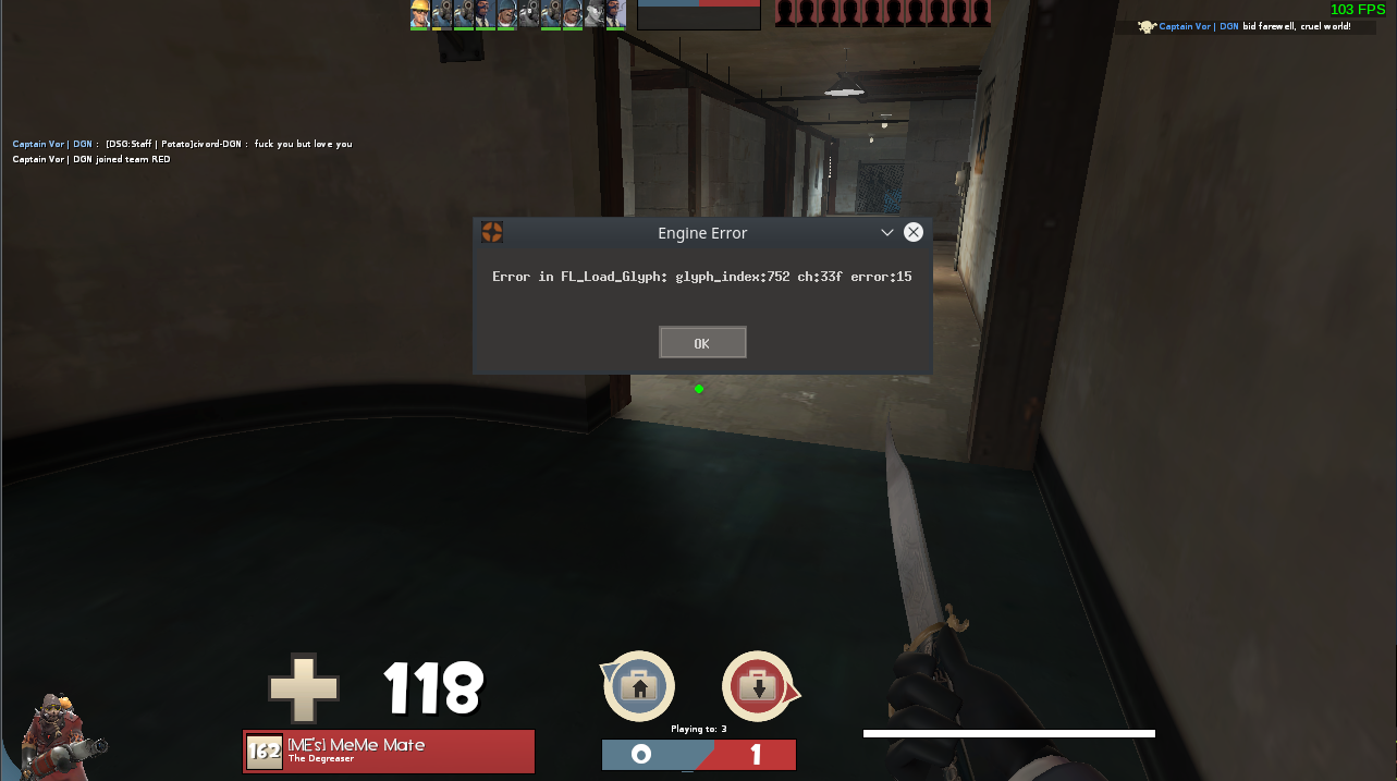 [TF2] [Linux] TF2 crashes with FL_Load_Glyph · Issue #2355 · ValveSoftware/Source-1-Games · GitHub