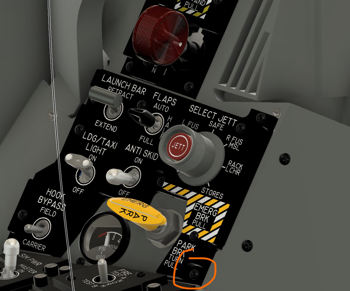 OH4A1A1-49 - LEFT AUX SUPPORT BRACKET Interference with OH4A1A1-45 LEFT ...