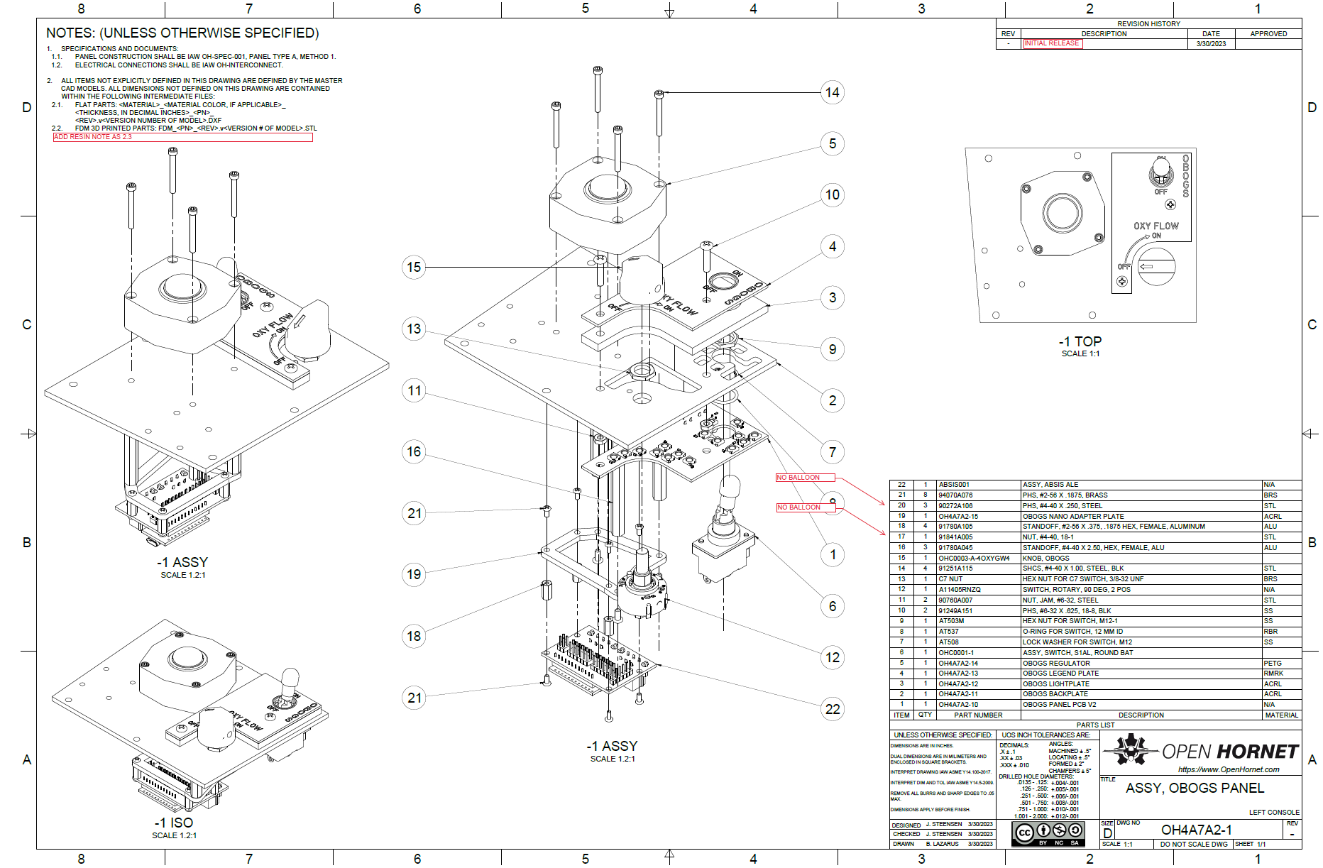 Create Drawing: OH4A7A2 - ASSY, OBOGS PANEL · Issue #524 · jrsteensen/OpenHornet · GitHub