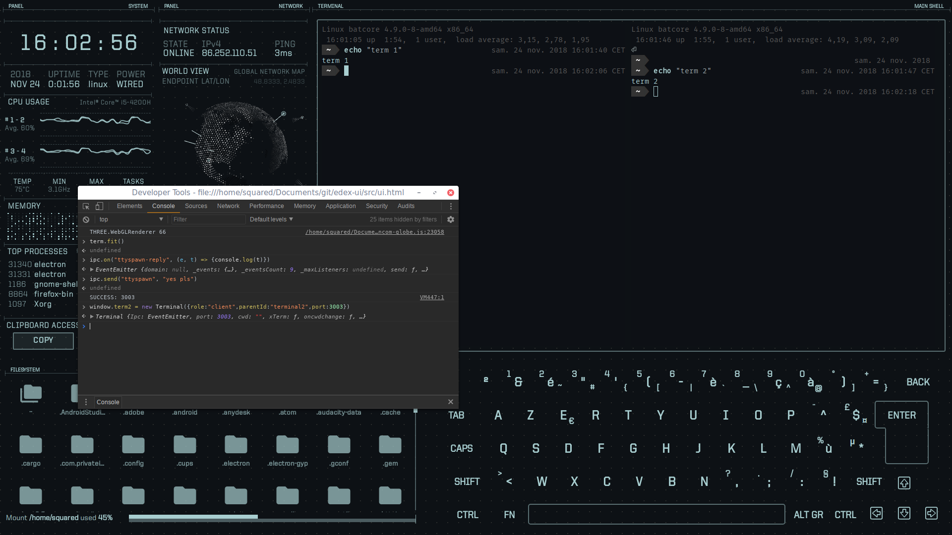[Feature Request] Add tabs to main shell · Issue #260 · GitSquared/edex ...