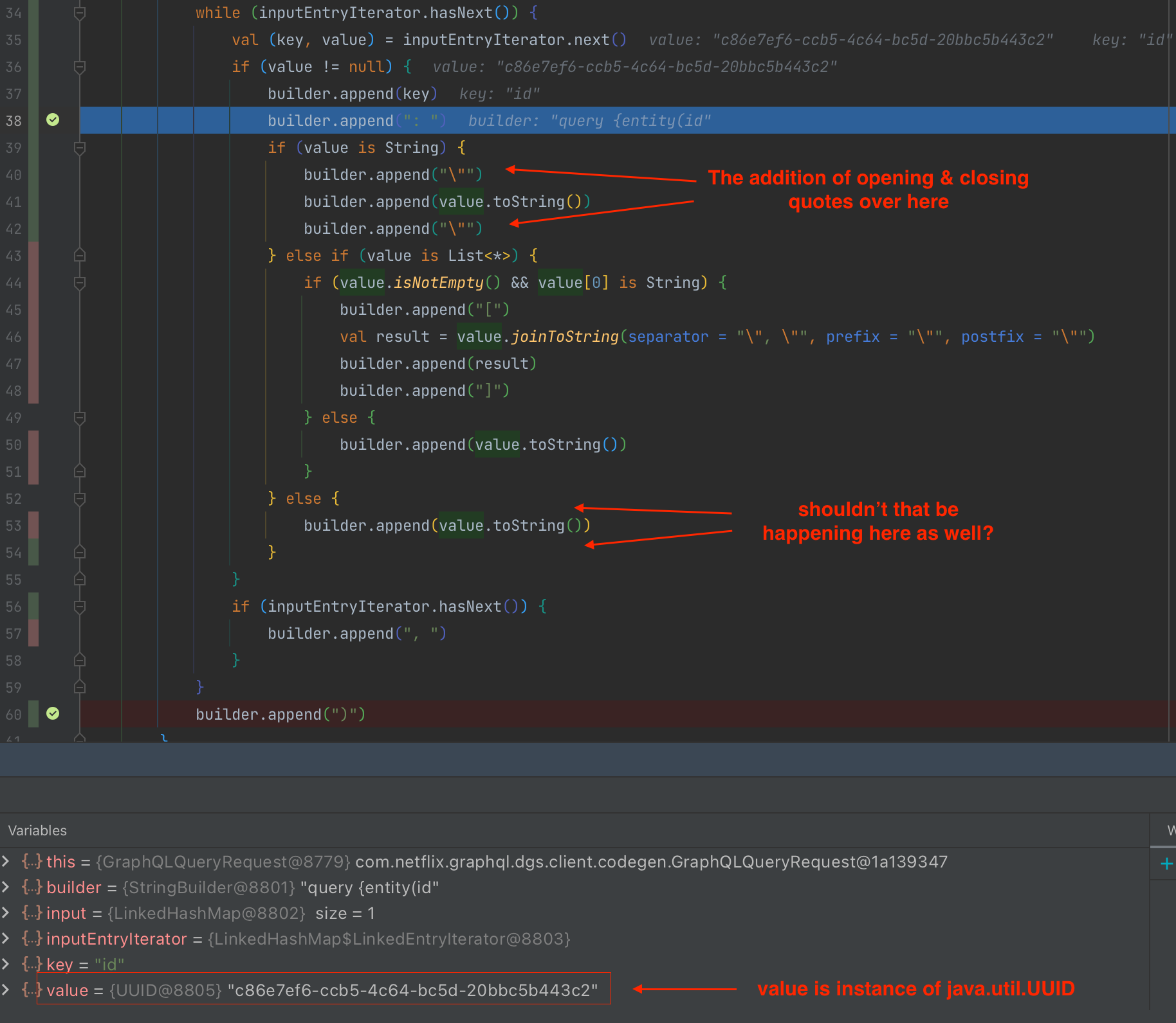 [Bug] [Invalid Syntax] [`QueryException`] Enclosing quotes `"` missing ...