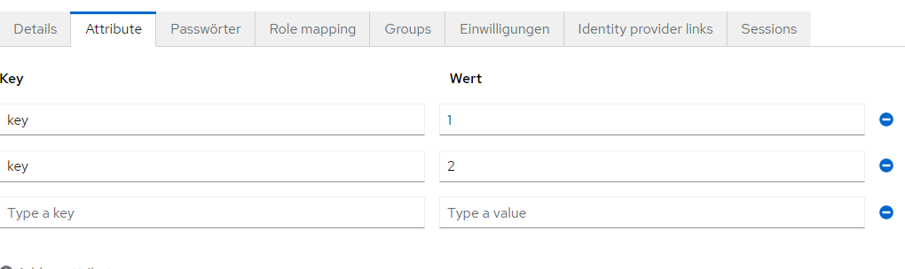 New Admin UI allows multiple user-attributes with the same key · Issue ...