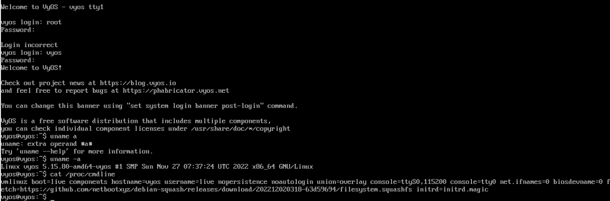 Can't install vyox with linux network installers · Issue #1188 · netbootxyz/netboot.xyz · GitHub