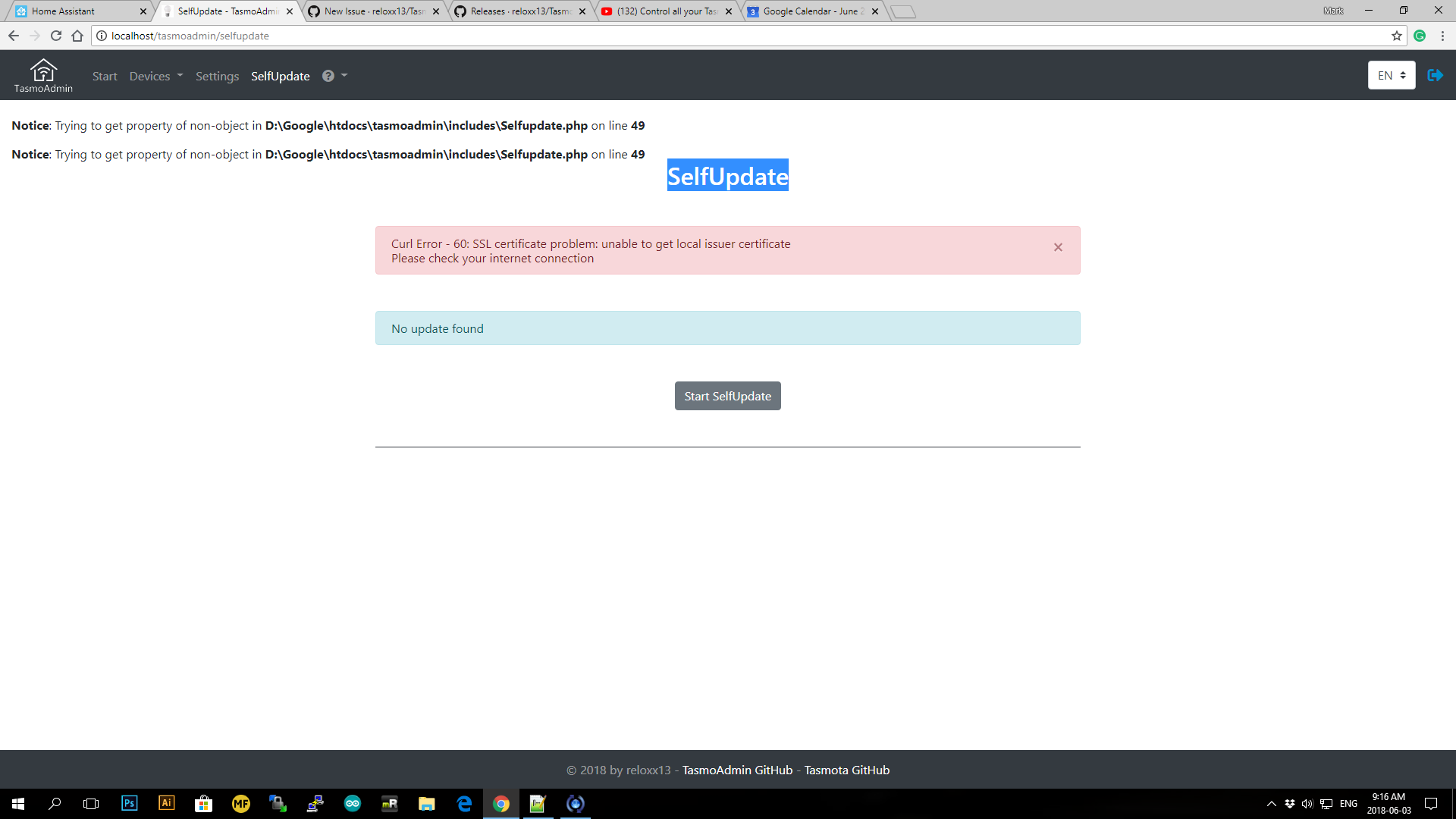 Curl Error · Issue #120 · TasmoAdmin/TasmoAdmin · GitHub