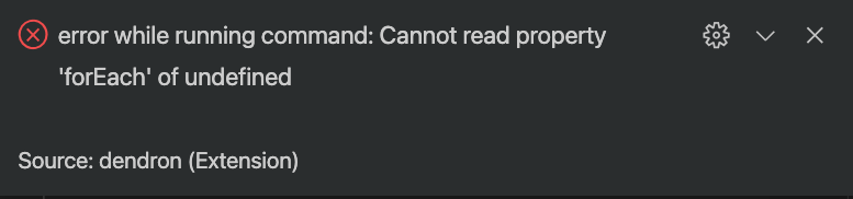 forEach of undefined bug when using native workspace · Issue #1705 · dendronhq/dendron · GitHub
