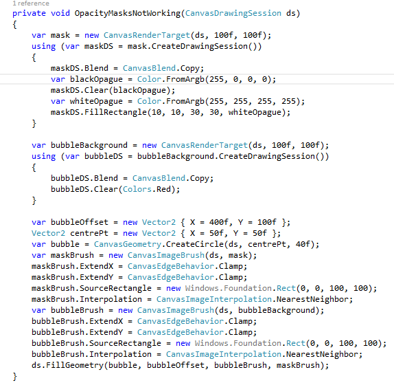 Unable to get opacity masks to work ... · Issue #588 · microsoft/Win2D · GitHub