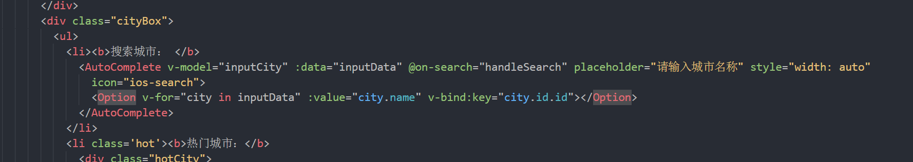 AutoComplete组件key报错 · Issue #4992 · iview/iview · GitHub