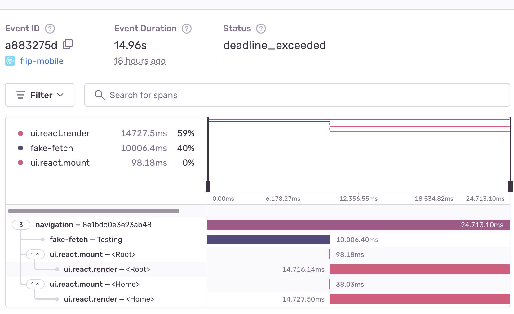 Render time not recording right duration · Issue #2586 · getsentry/sentry-react-native · GitHub