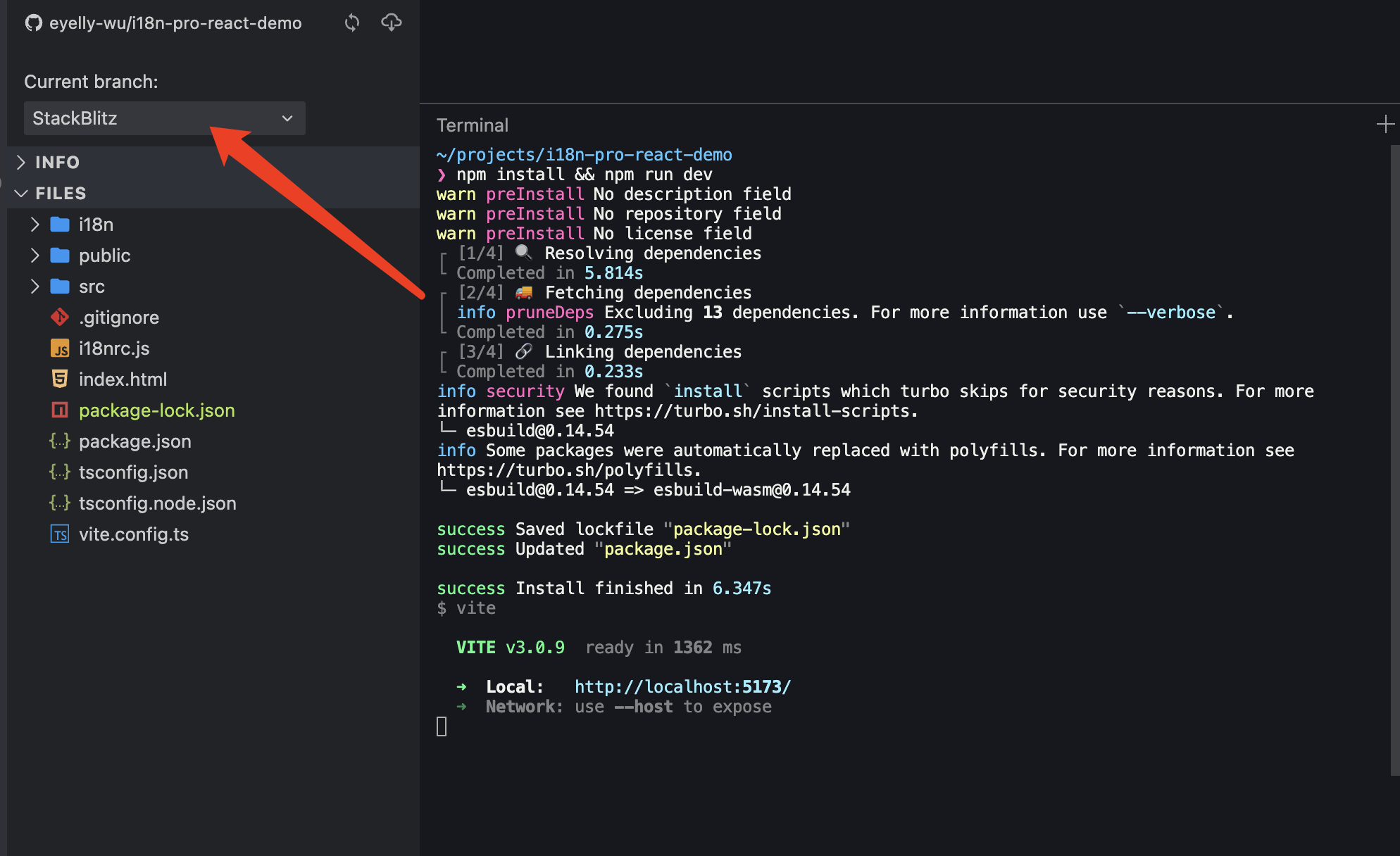 Install dependencies failed with pnpm · Issue #790 · stackblitz/webcontainer-core · GitHub