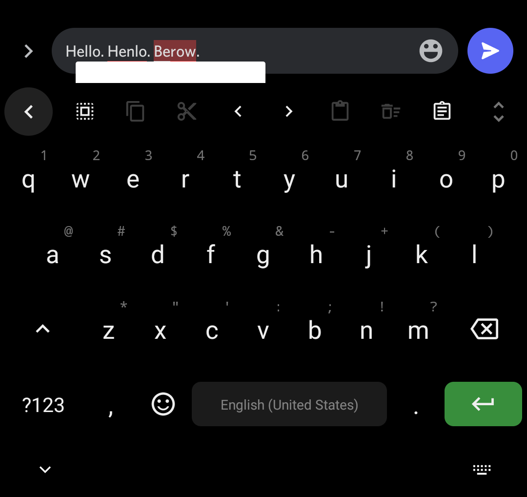 Spell checker suggestions obscured by the keyboard. · Issue #1961 ...