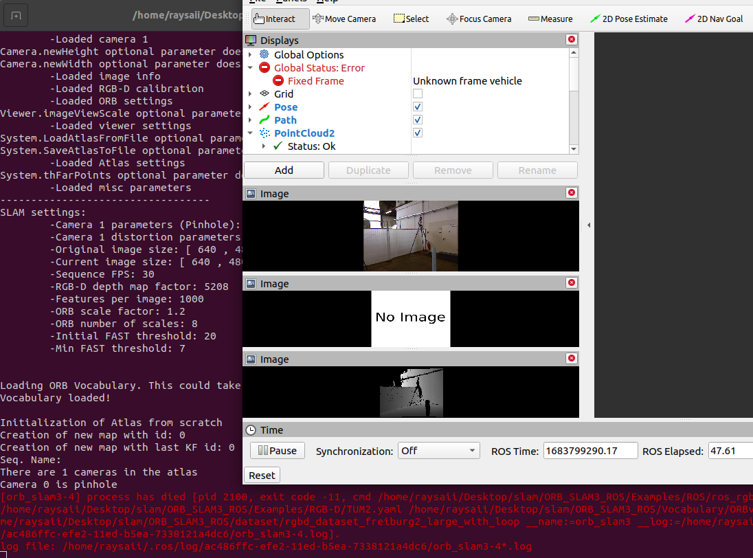 下载数据集，直接运行报错 · Issue #3 · lturing/ORB_SLAM3_ROS · GitHub