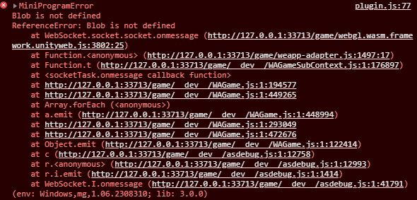 Blob Is Not Defined · Issue 572 · Wechat Miniprogramminigame Unity Webgl Transform · Github 8994
