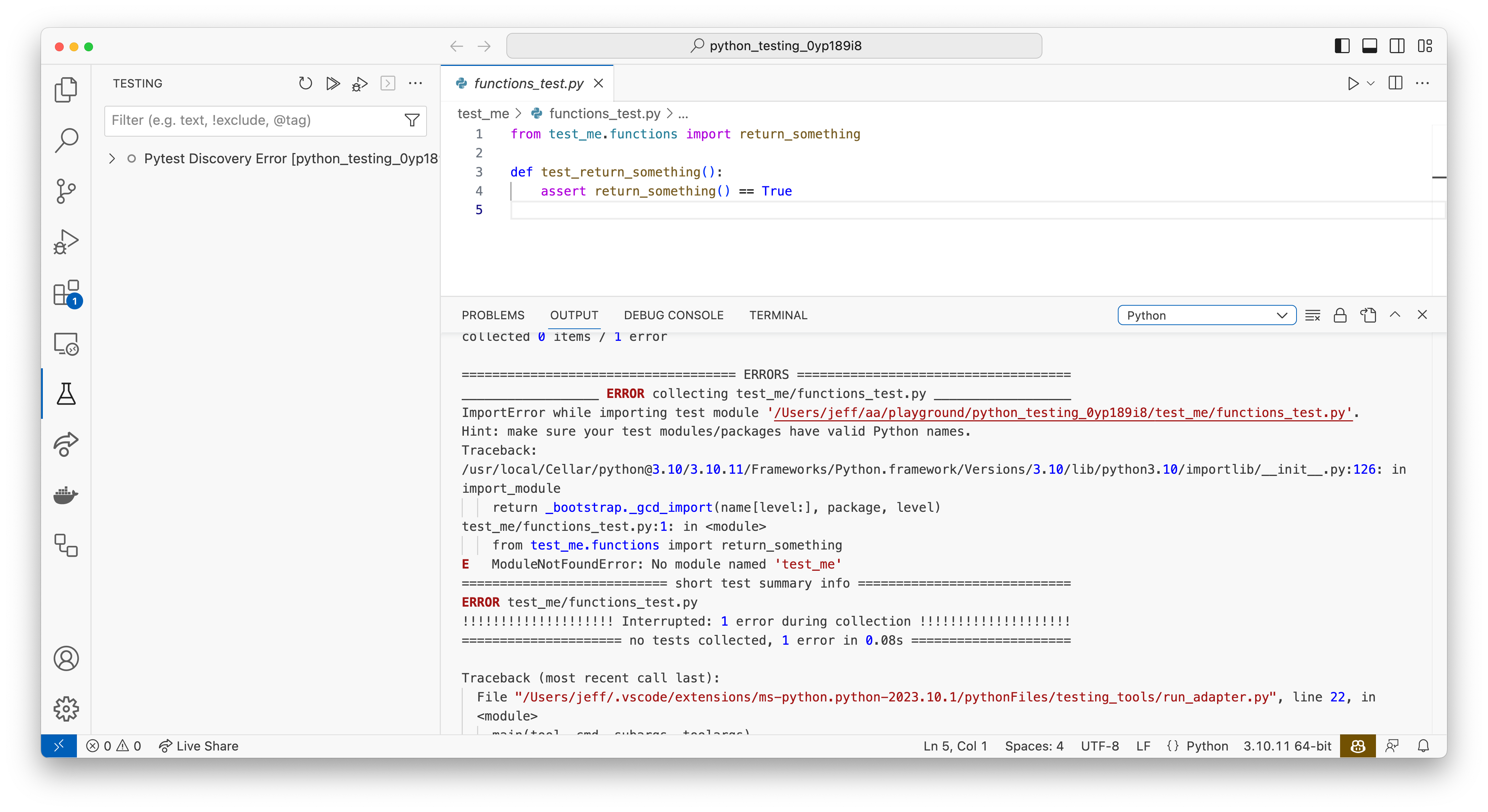 Prepend Current Directory To PYTHONPATH For Tests or Run python m