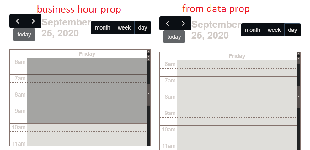 Business Hours not working from Vue data · Issue #5860 · fullcalendar/fullcalendar · GitHub