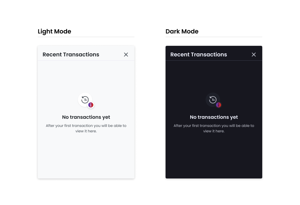 Fill out transaction screen on modal when there is no transactions · Issue #24335 · brave/brave ...