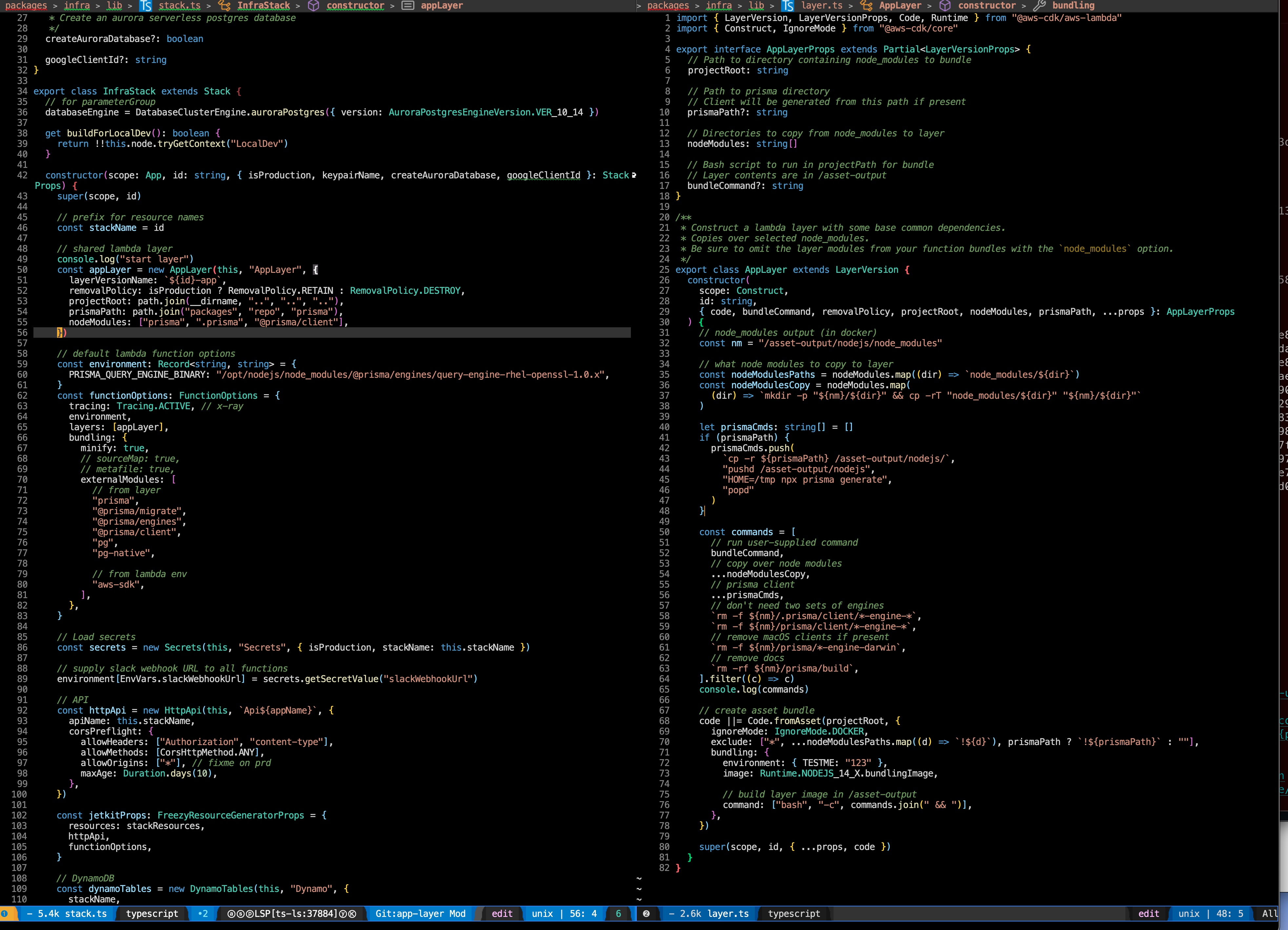 Creating a prisma lambda layer with CDK to share across functions ...