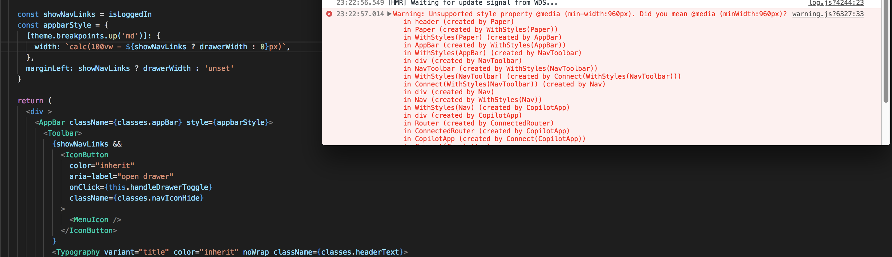Cannot use theme breakpoints in render() · Issue #10549 · mui/material ...