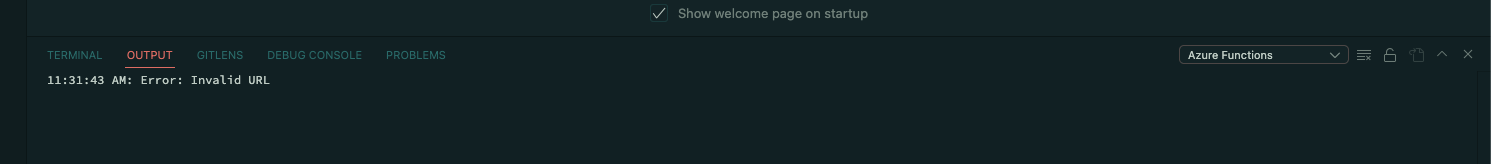Bug report Azure Functions Extension - Bad Request: Invalid URL · Issue #731 · microsoft/vscode ...