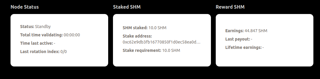 Validator earning SHM rewards in stopped mode · Issue #350 · shardeum/bug-reporting · GitHub