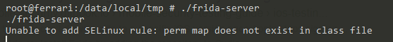 Unable to add SELinux rule · Issue #266 · frida/frida-core · GitHub