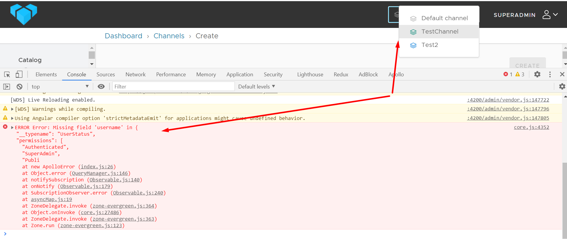 AdminUI - Channel Issues after upgrade to v0.16.0 · Issue #496 · vendure-ecommerce/vendure · GitHub